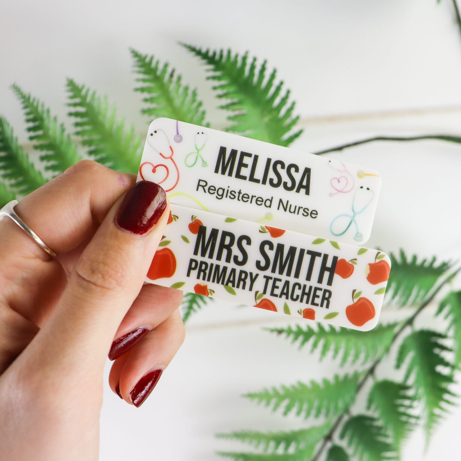 Personalised Themed Name Badges | Printed Acrylic - CustomKings