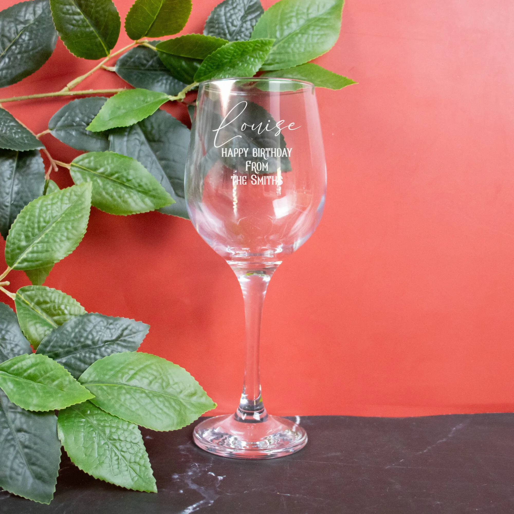 Personalised Birthday Wine Glass - CustomKings